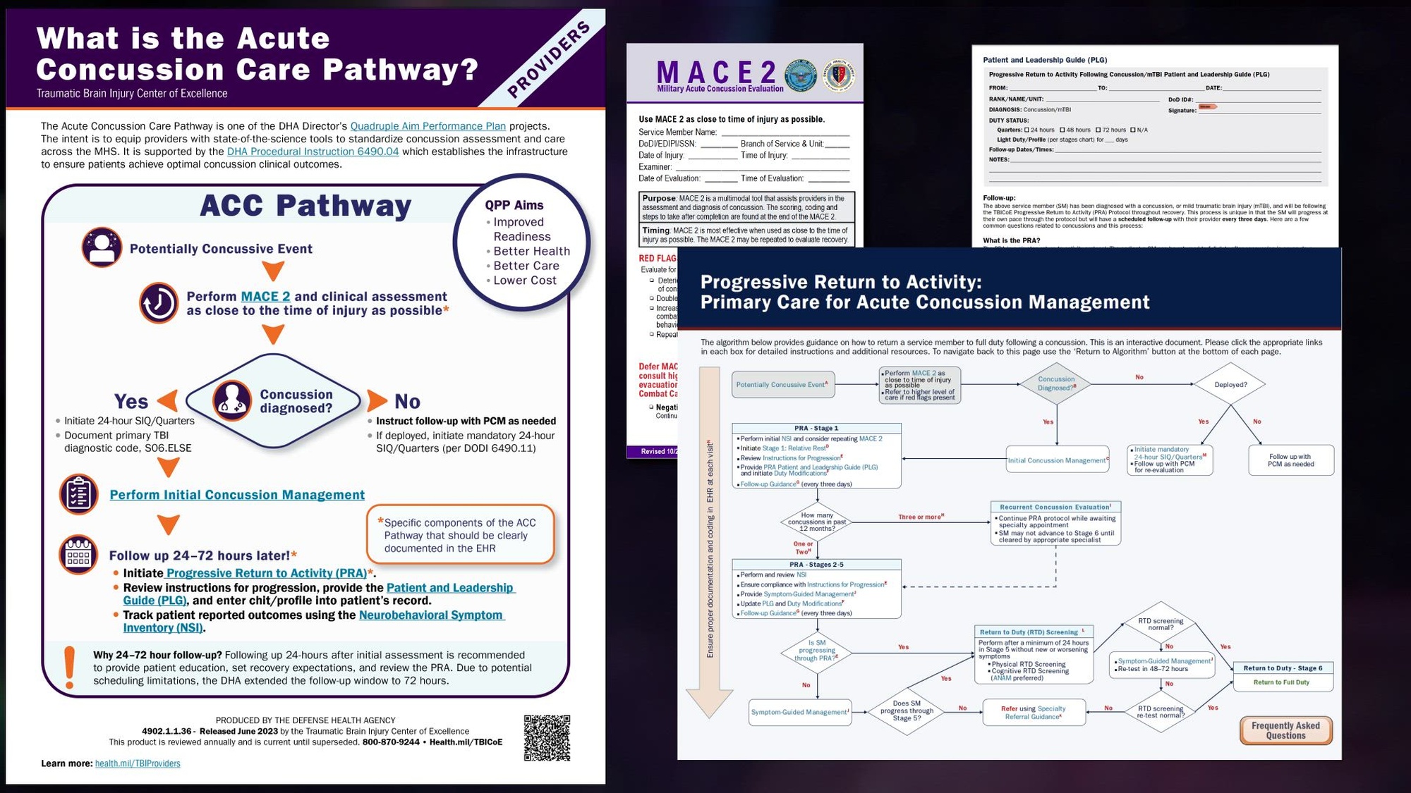 Acute Concussion Care Pathway: MACE 2 and PRA Training | Health.mil