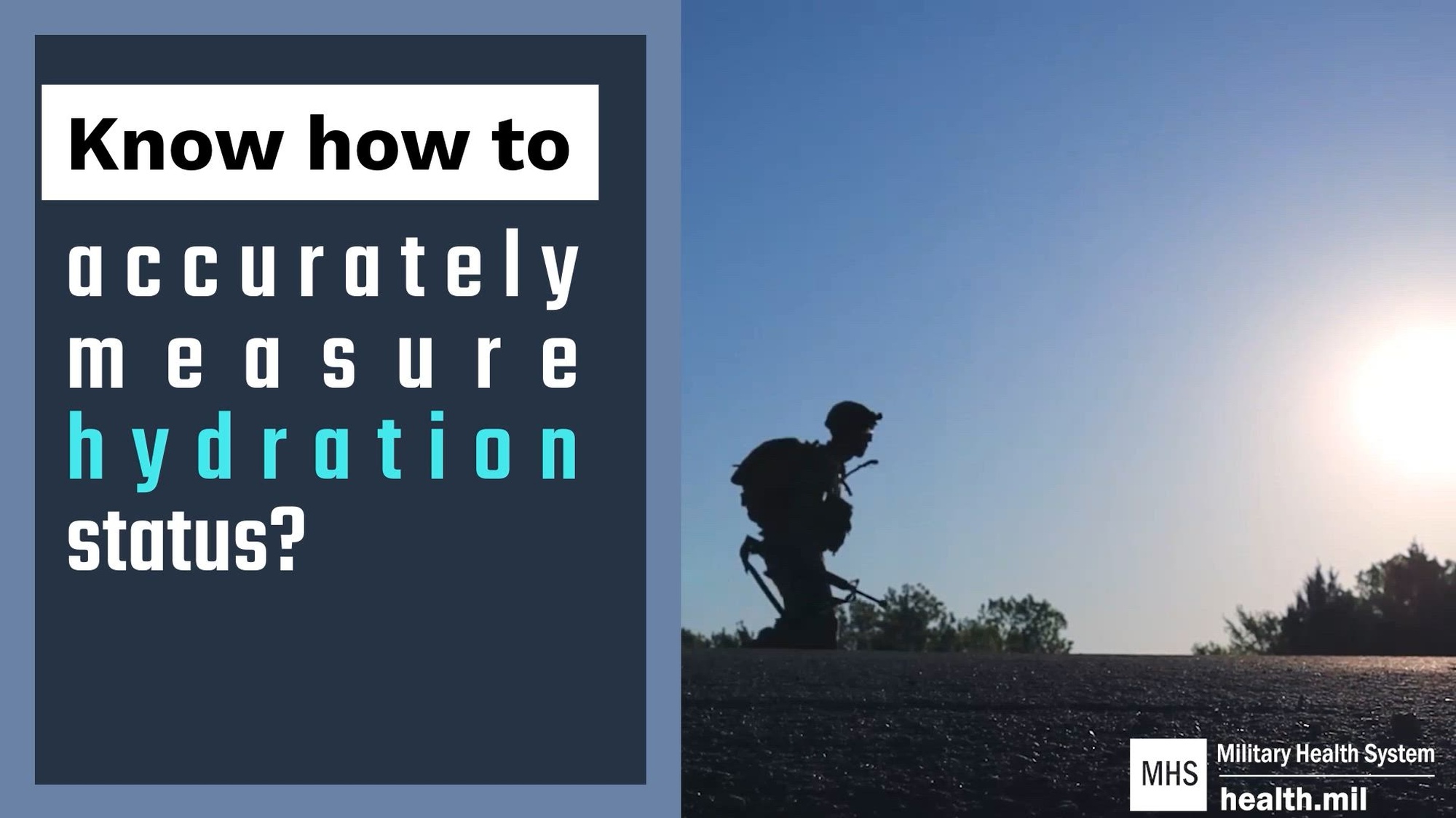 Hydration: The WUT Method | Health.mil