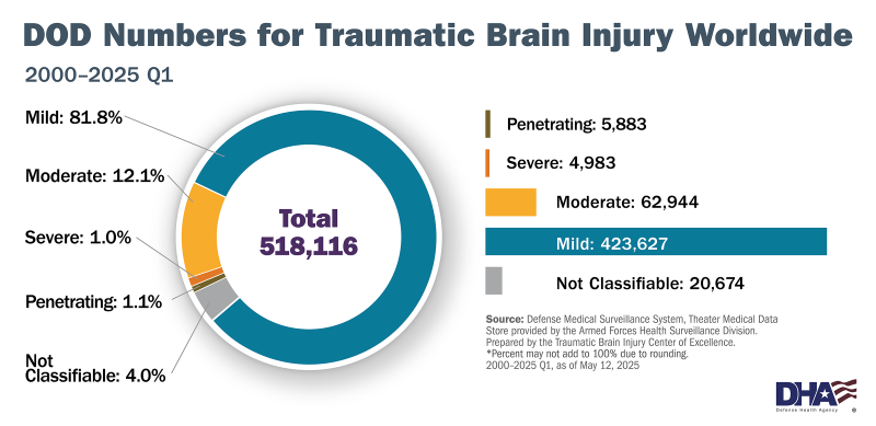 DOD TBI Worldwide Numbers | Health.mil